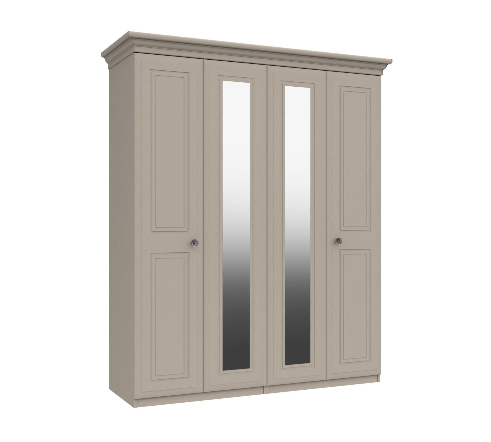 Hadley 4 Door Mirror Robe - Bedroom Furniture