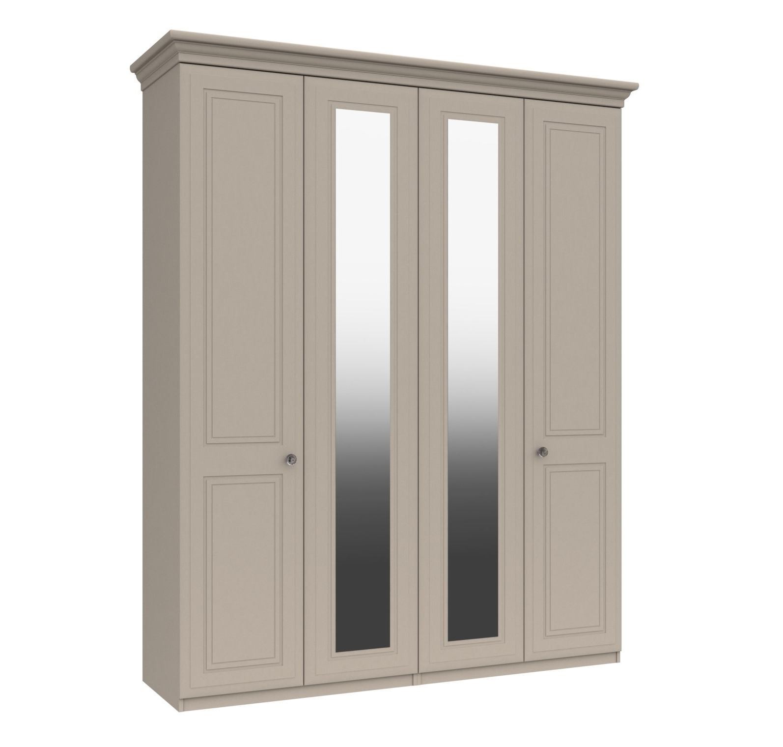 Hadley Tall 4 Door Mirror Robe