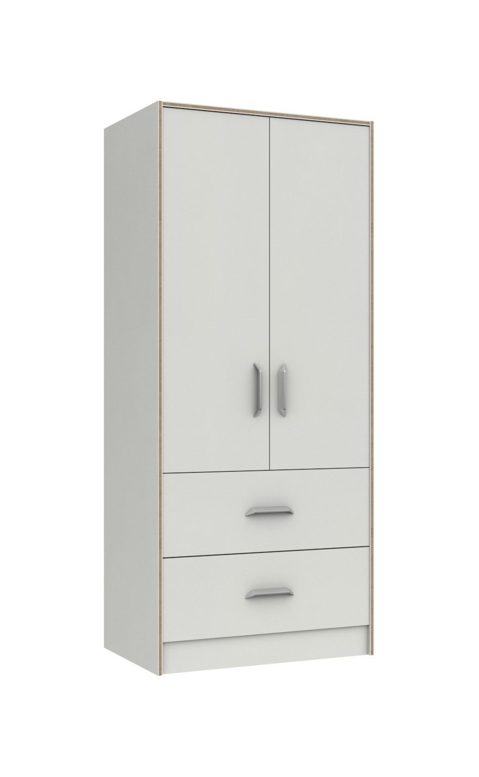 Milan 2 Door Combi Robe - Wardrobes - Bedroom Furniture