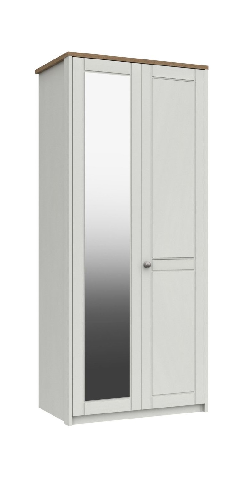 Sienna 2 Door Mirror Robe - Wardrobes - Bedroom Furniture